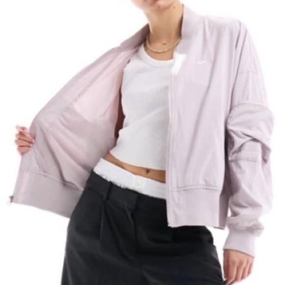 Nike | Jackets & Coats | Nike Essentials Oversized Bomber Jacket ...